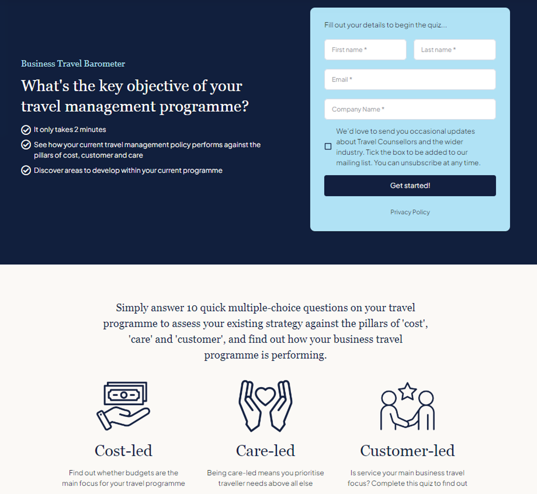 Introducing our Business Travel Barometer